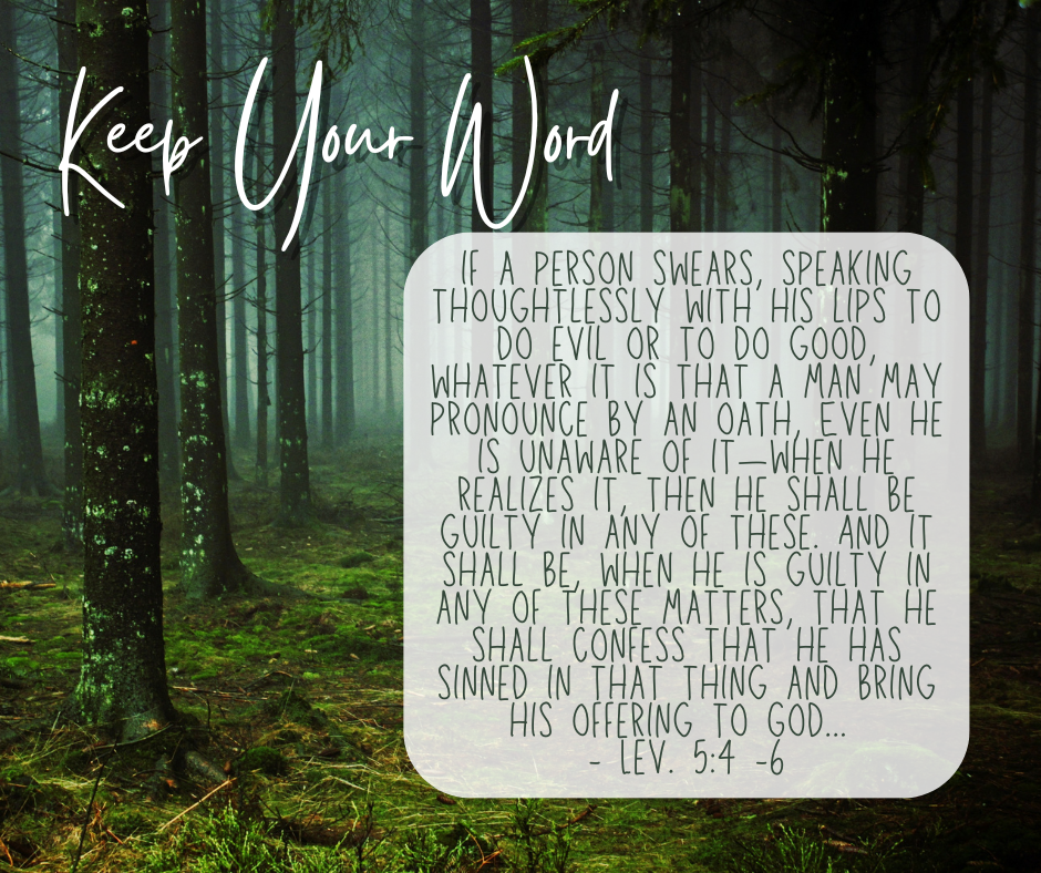 Thoughtless Promises – Adonai's Appeal
